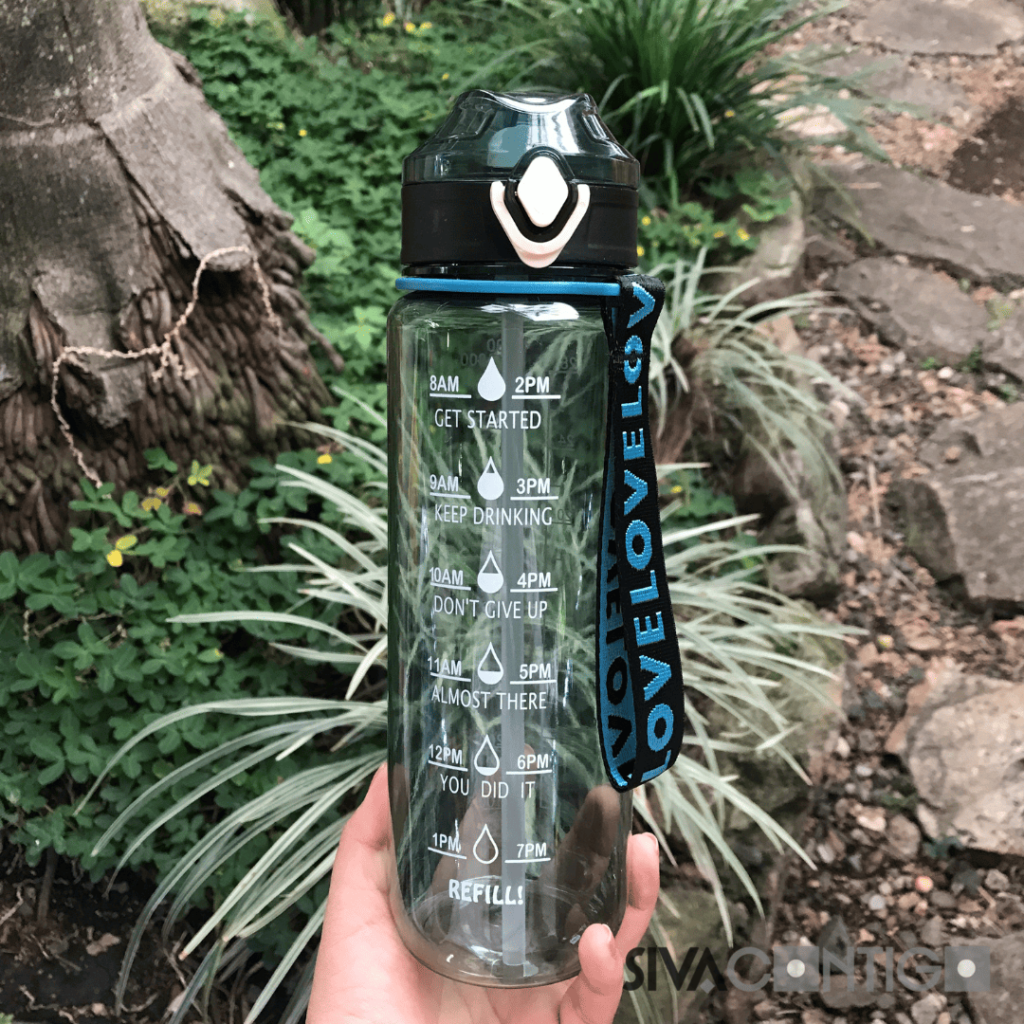 Termo Motivacional Transparente 900 ml – SIVACONTIGO